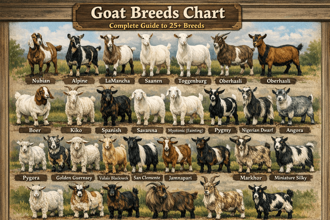 Goat Breeds Chart: Complete Guide to 25+ Breeds with Pictures (2026 ...